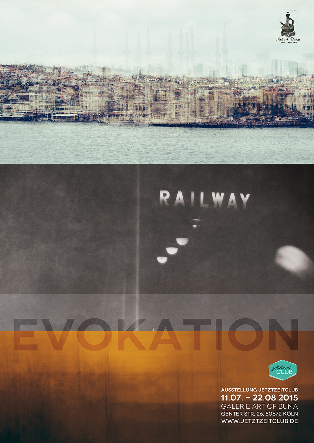 Jetztzeitclub, Evokation | 11. Juli - 22. August 2015 - Art of Buna e.V.